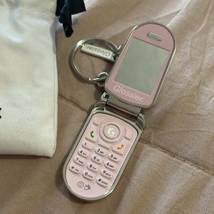 Glossier | Accessories | Glossier La Cell Phone Keychain Brand New ...